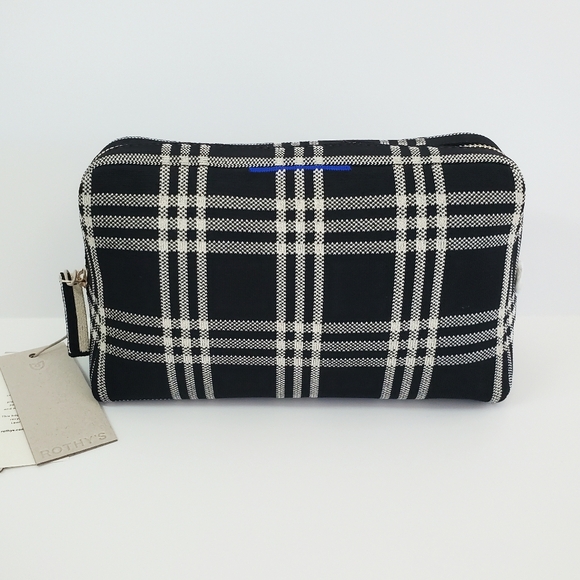 Rothy's | Bags | Nwt Rothys Universal Pouch Black And Creamplaid ...